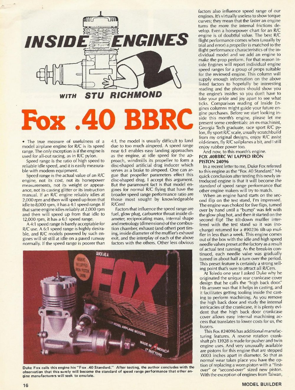 Fox 40 BB RC